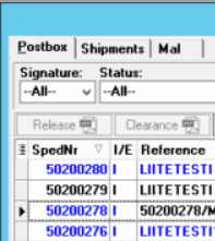 Sending Documents to Customs