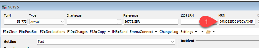 NCTS 5 NO - Arrival and Unloading message