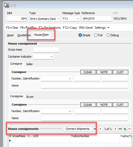 ICS2 - Maritime Carrier Filing