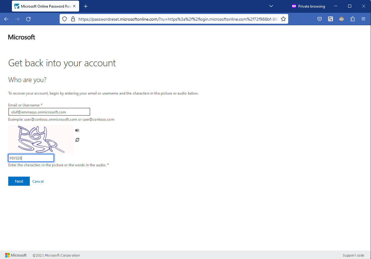 Emma Azure user setup