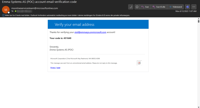 Emma Azure user setup