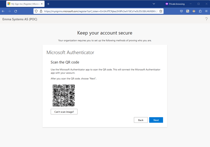 Emma Azure user setup