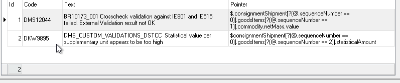 DMS - Error code list
